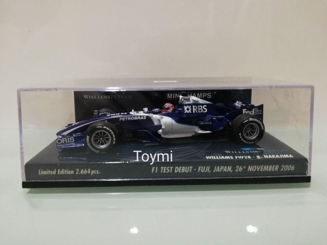 Minichamps F1 1/43 Williams BMW FW28 2006 Fuji Test Nakajima Formula ...