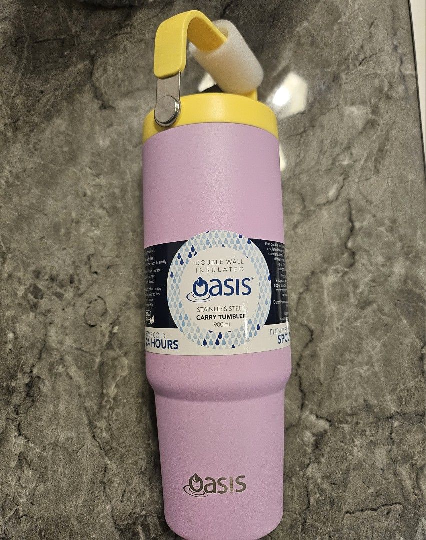 Oasis Double Wall Insulated Carry Tumbler, Furniture & Home Living ...