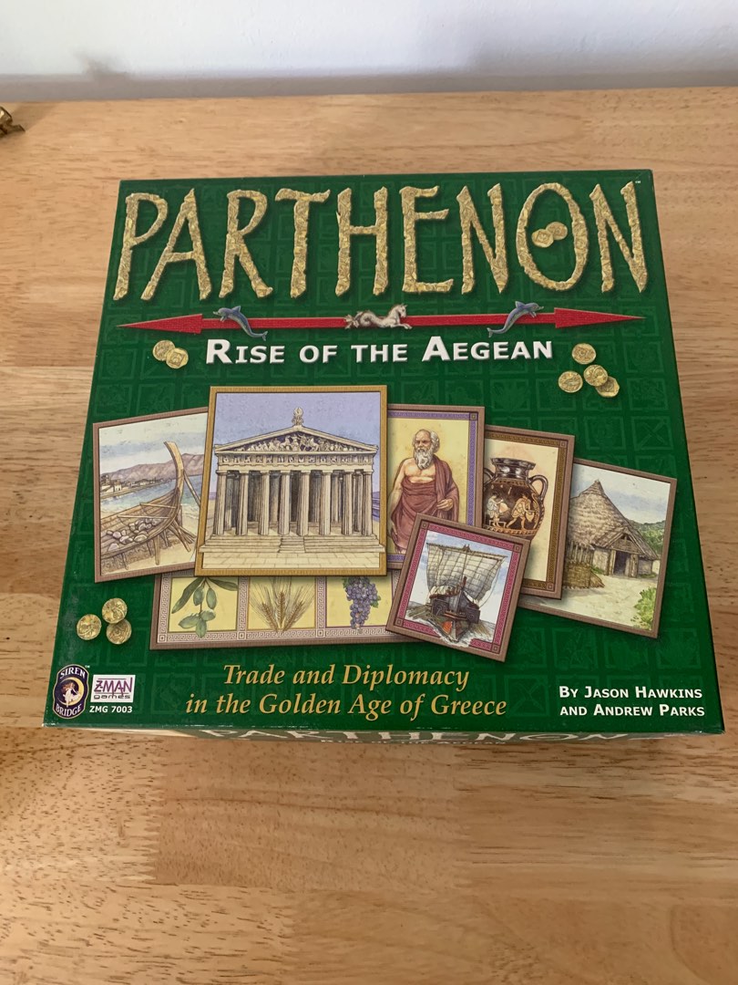 Parthenon Rise of the Aegean board game, Hobbies & Toys, Toys & Games ...