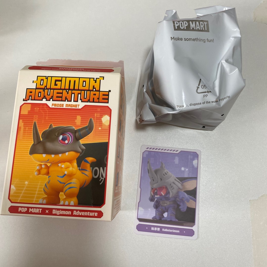 Popmart - Digimon Adventure Fridge Magnet, Hobbies & Toys, Toys & Games ...
