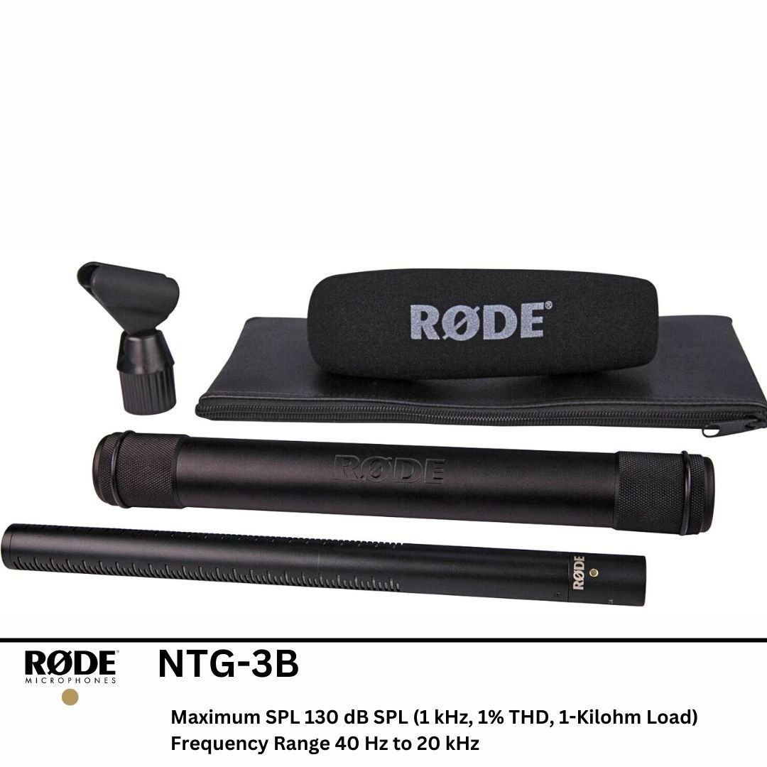 Rode NTG3 Precision Broadcase-Grade Super Cardioid Shotgun Microphone ...