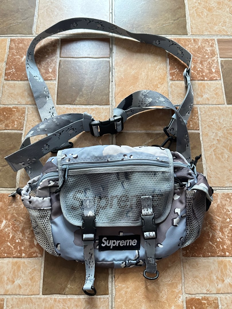 Supreme SS20 Waist Bag Blue Chocolate Chip Camo, Men's Fashion, Bags ...