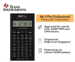 [1 Yr Warranty] FREE MAIL - Texas Instruments BAII BA II Plus financial ...