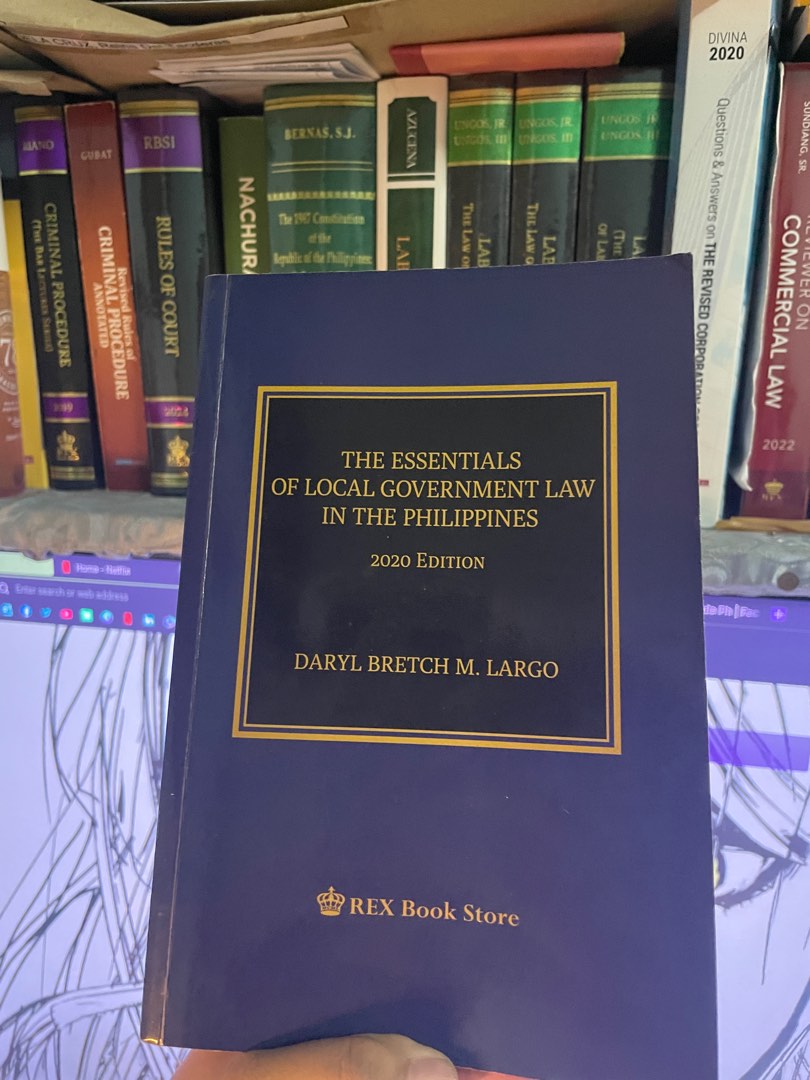 The Essentials of Local Government Law in the Philippines (Largo, 2020 ...