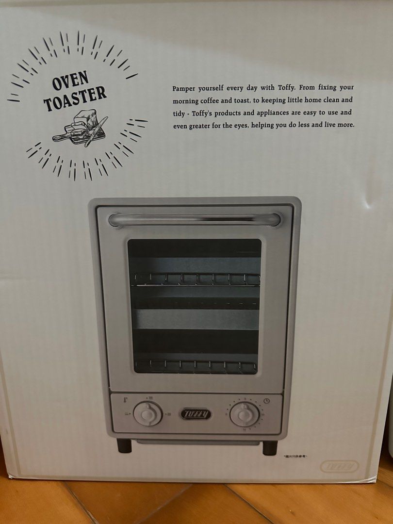新款Toffy Oven Toaster 復古小焗爐 K-TS4-PA/K-TS4-AW, 家庭電器, 廚房電器, 焗爐及多士爐 - Carousell