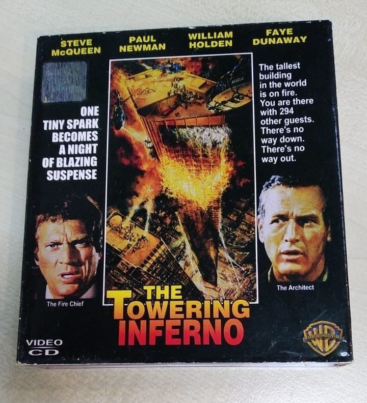 VCD - THE TOWERING INFERNO (1974), Hobbies & Toys, Music & Media, CDs ...
