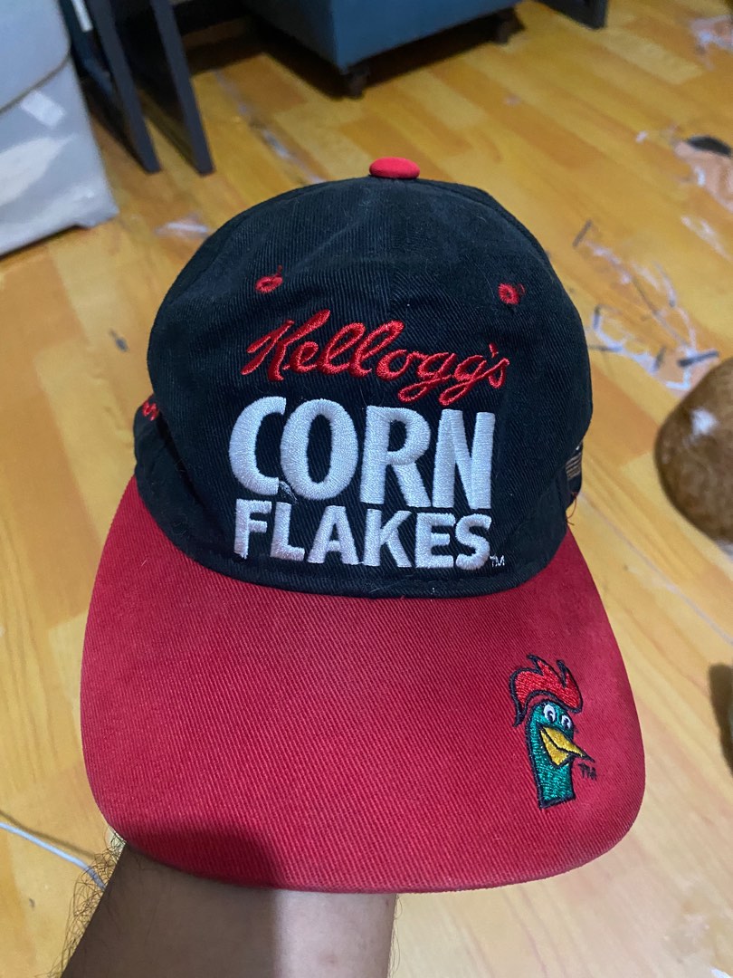 Vintage Kellogg’s Corn Flakes Racing Snapback Hat NASCAR Terry Labonte ...