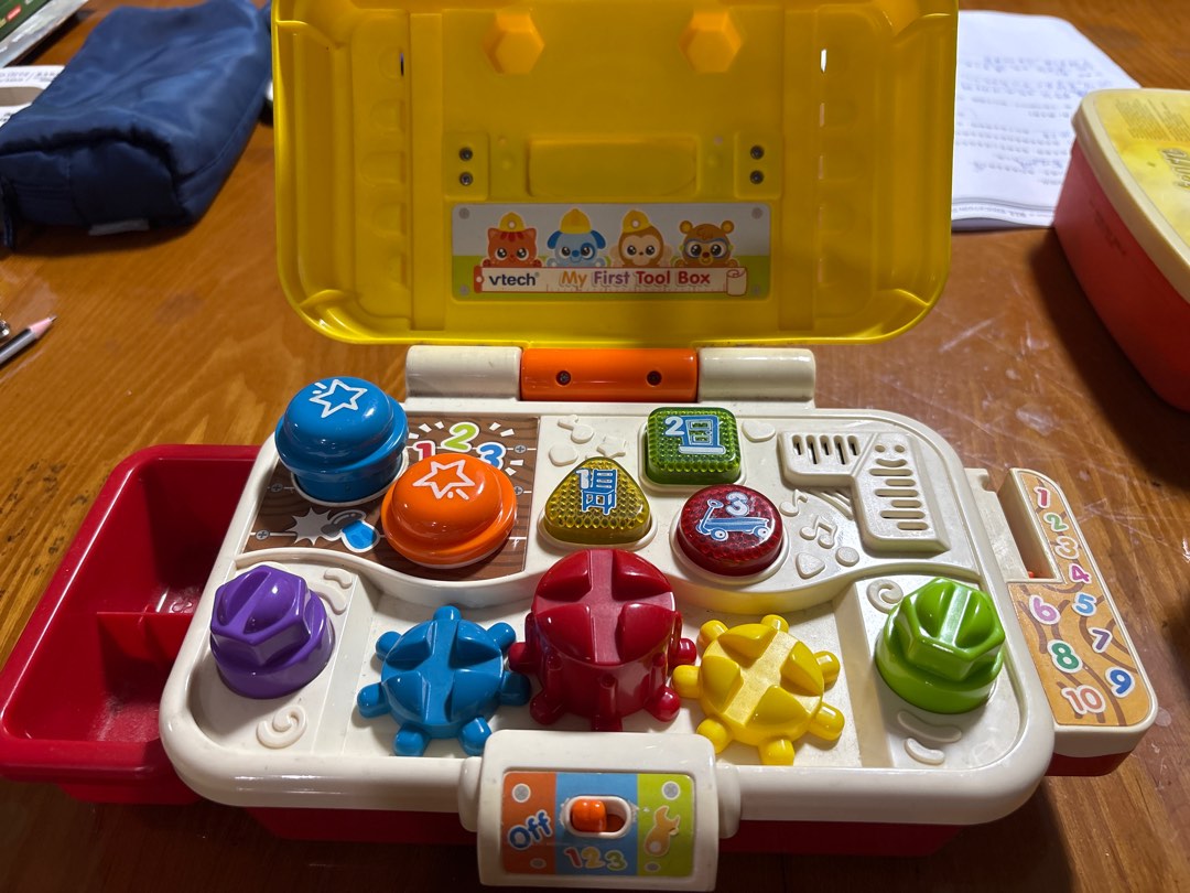 VTech My First Tool Box - Educational Toy, Hobbies & Toys, Toys & Games ...