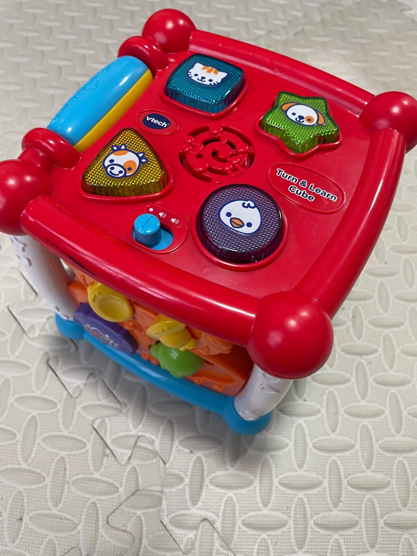 VTech Turn & Learn Cube, Babies & Kids, Infant Playtime on Carousell