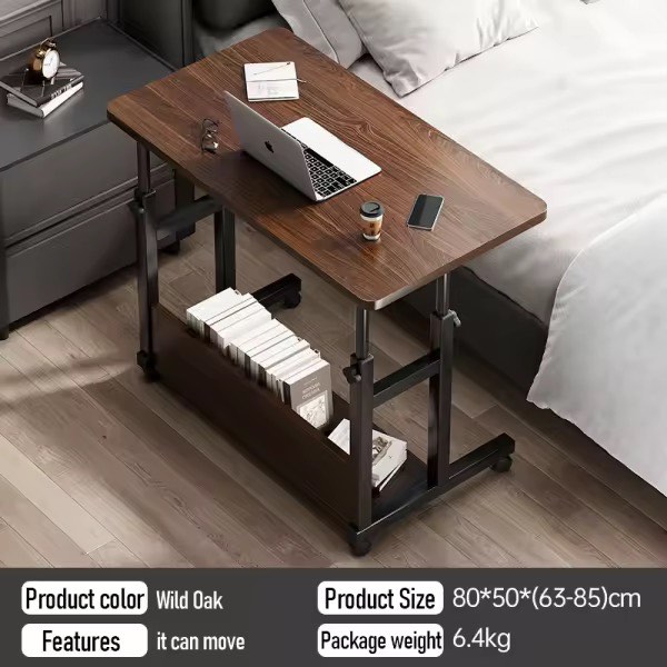 Wooden Table Moving Bedsides Table | Furniture Table Desks | Home ...