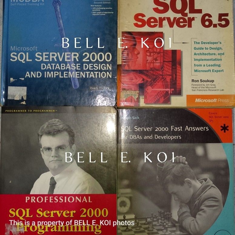 Mga lumang aklat SQL Server Books, Hobbies & Toys, Books & Magazines ...