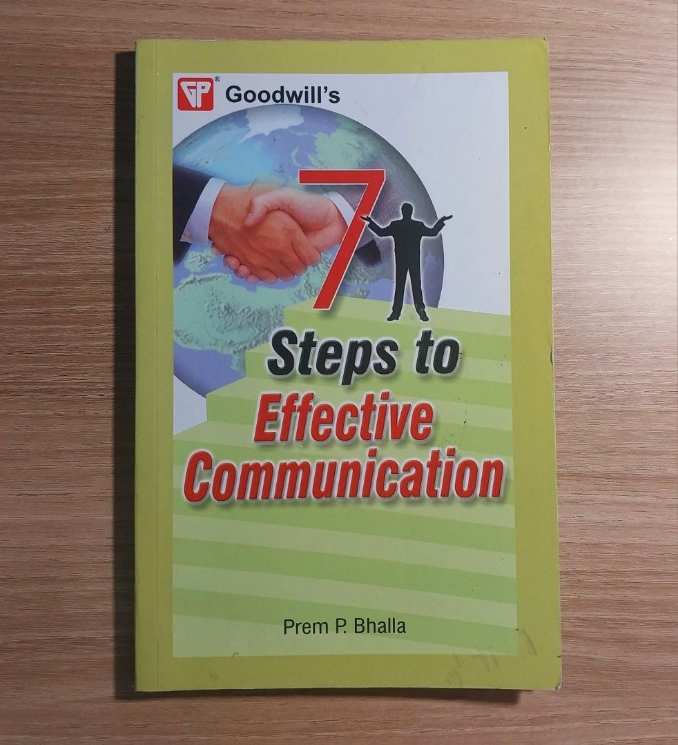 7 STEPS TO EFFECTIVE COMMUNICATION by Prem P. Bhalla, Hobbies & Toys, Books & Magazines ...
