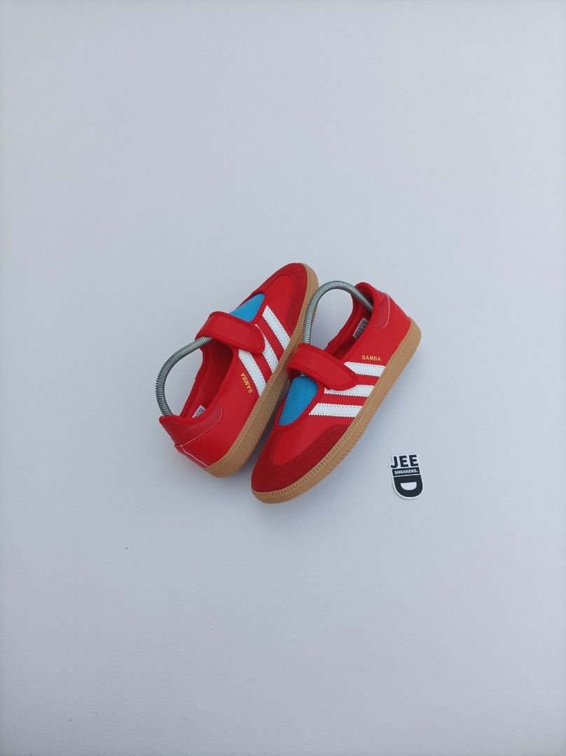 Adidas Samba Jane Scarlet White, Fesyen Wanita, Sepatu di Carousell