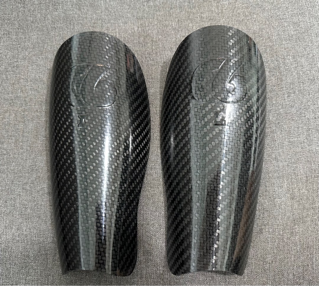 C6 Carbon Fiber Football Shin Guards, Sports Equipment, Other Sports ...
