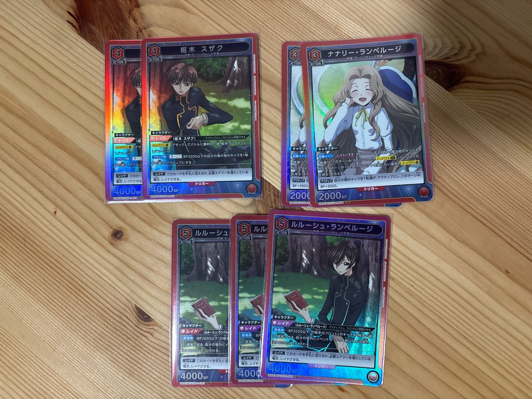 Code Geass Union Arena, Hobbies & Toys, Toys & Games on Carousell