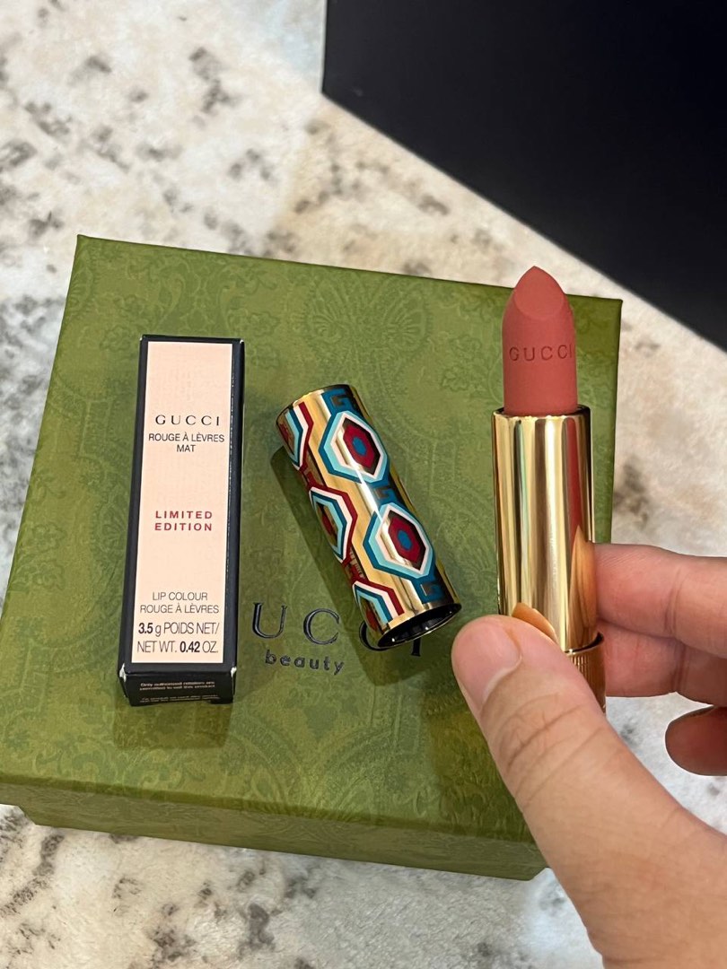 Gucci Lipstick 208 They Met In Argentina, Beauty & Personal Care, Face ...