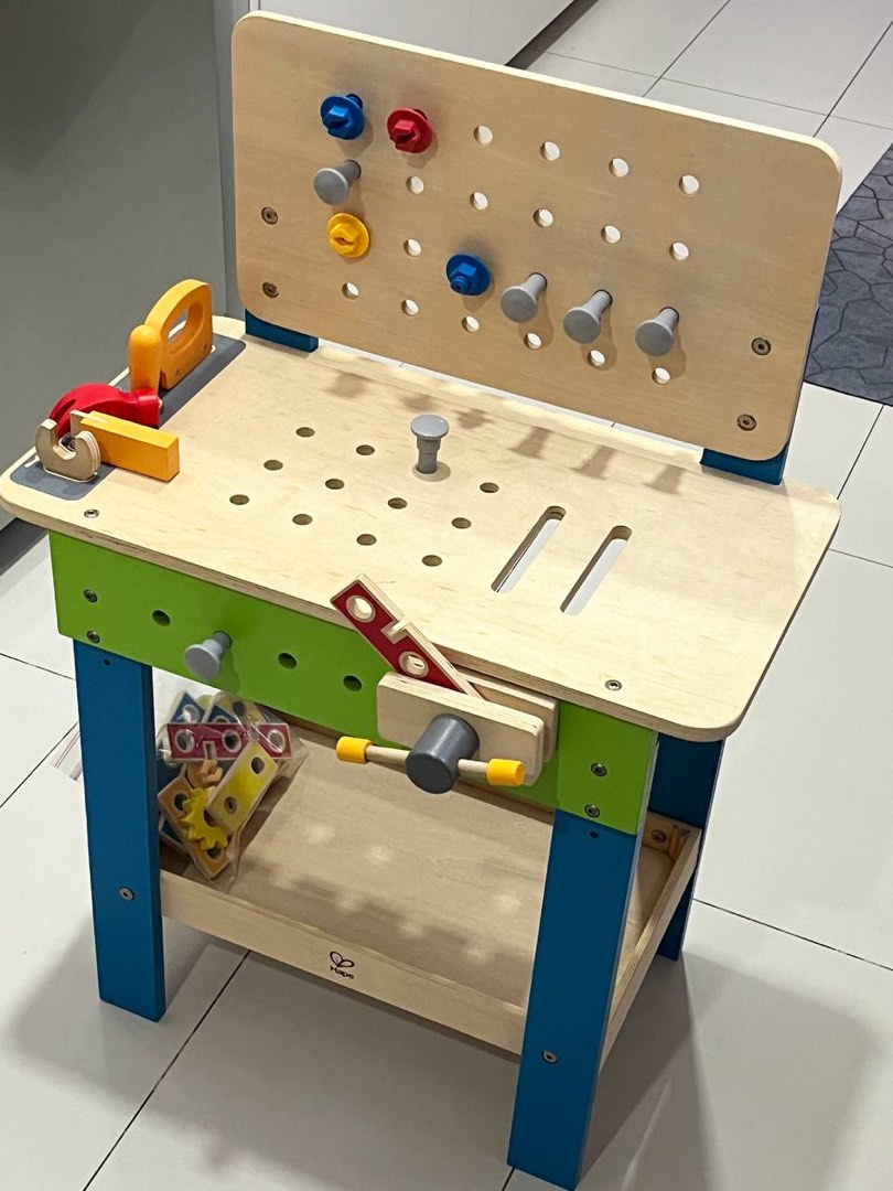 Hape Master workbench as-is. Comes with the tools as shown., Babies ...
