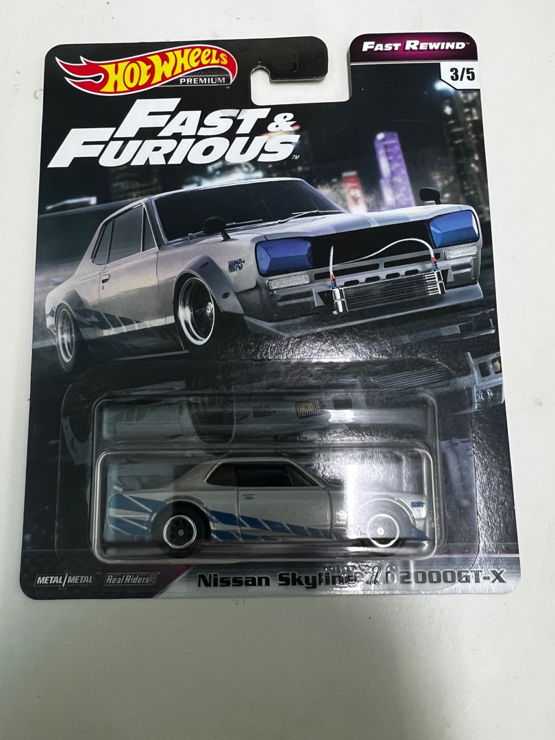 HOT WHEELS FAST & FURIOUS FAST REWIND NISSAN SKYLINE HT 2000GT-X ...