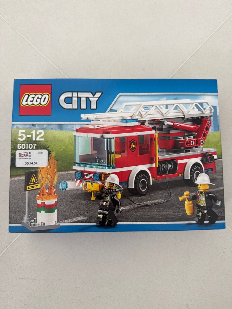 LEGO City Fire Truck Set 60107, Hobbies & Toys, Toys & Games on Carousell