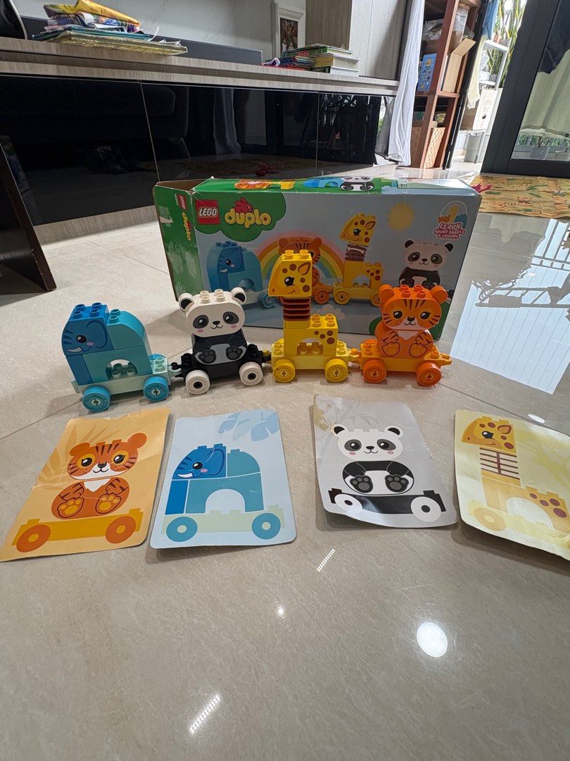 LEGO Duplo 10955 Animal Train Set, Babies & Kids, Infant Playtime on ...