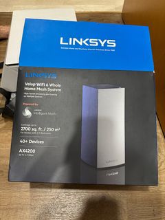 Linksys Velop WiFi 6 Whole Home Mesh System AX4200, Computers & Tech, Parts & Accessories ...