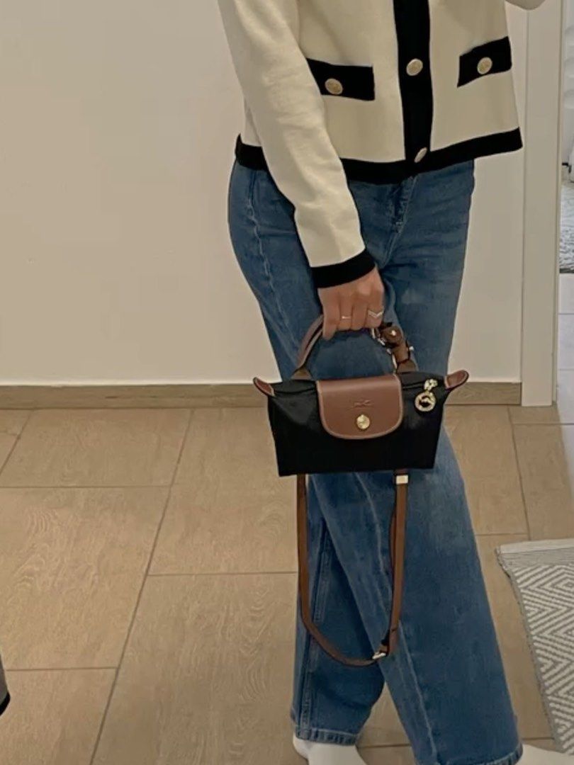 Longchamp Le Pliage Classic Mini Pouch in Black — 🎌🎌, Women's Fashion ...
