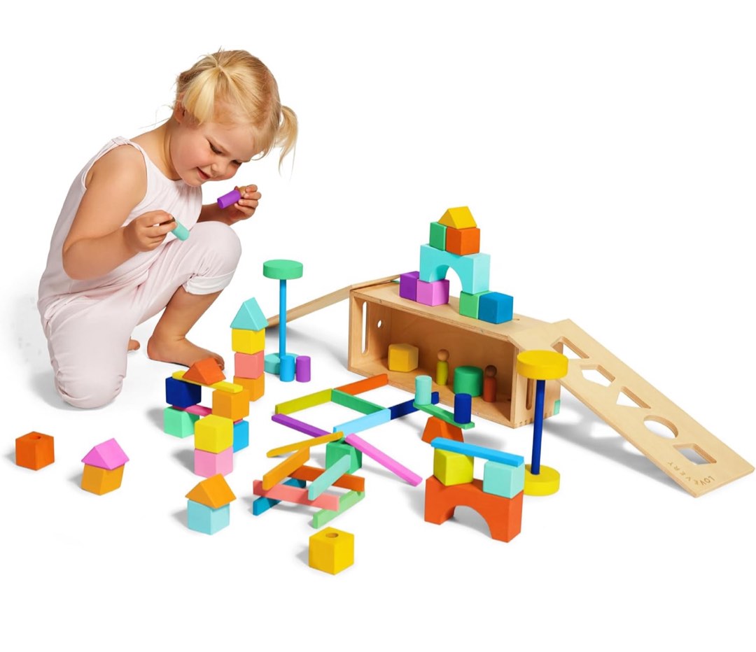 Lovevery Block Set - Montessori Toy, Babies & Kids, Infant Playtime on ...