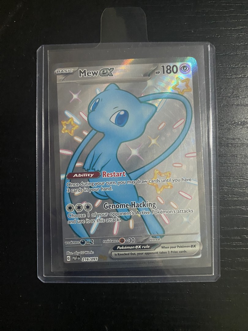 Mew Ex #216 Pokemon Paldean Fates Shiny Ultra Rare SR UR English Eng En ...