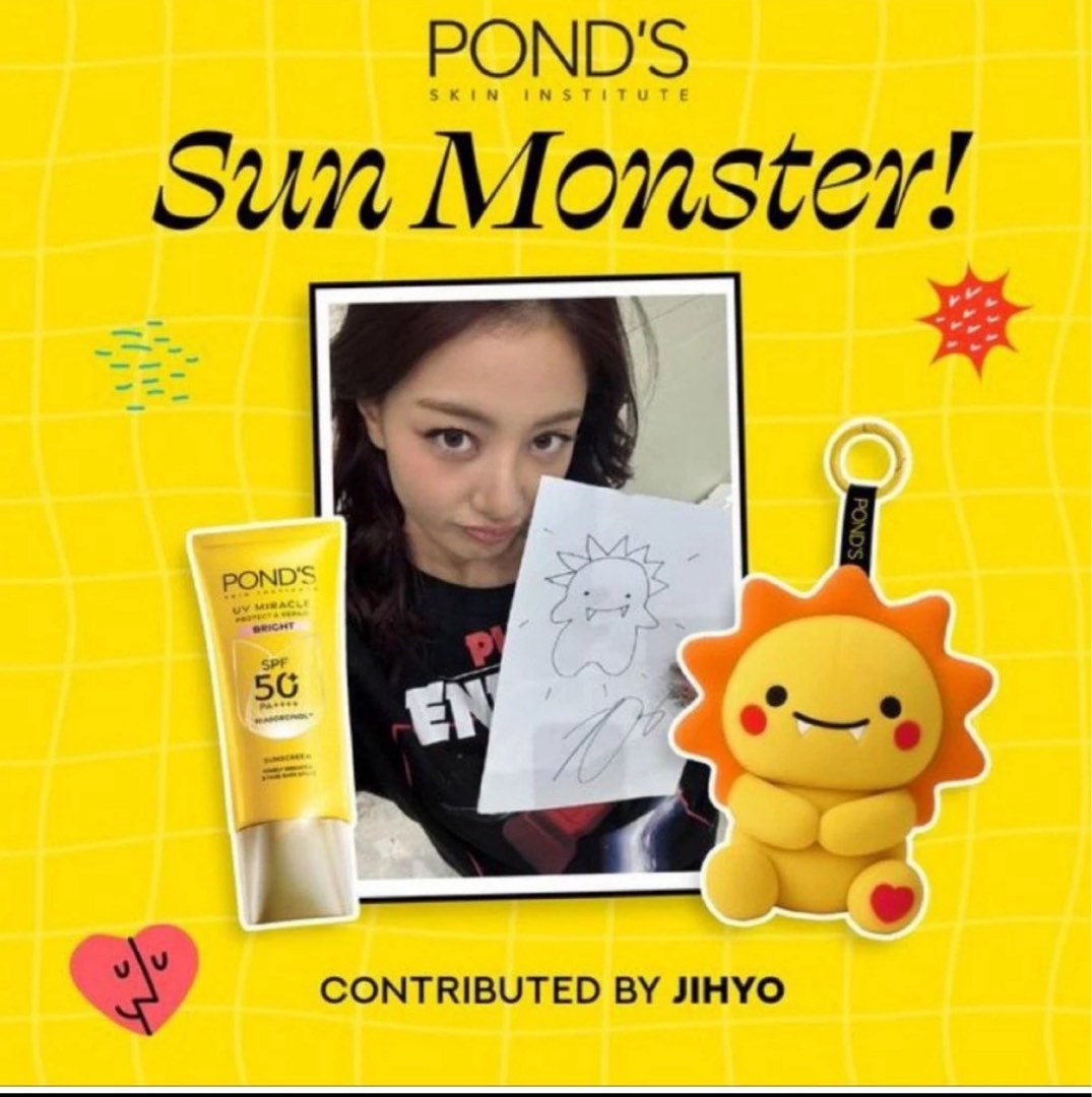PO/GO TWICE Pond’s Sun Monster Jihyo, Hobbies & Toys, Memorabilia ...