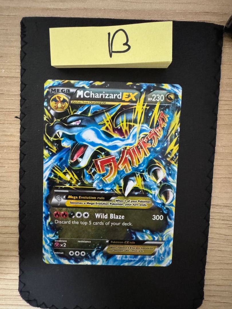 Pokemon XY TCG Cards: MEGA CHARIZATRD M Charizard EX #69 (Flashfire ...