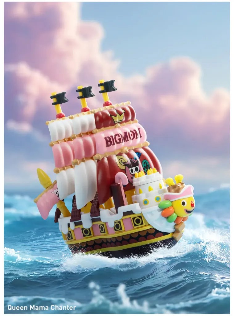 POP MART x One Piece (Queen Mama Chanter) Big Mom Ship, Hobbies & Toys ...
