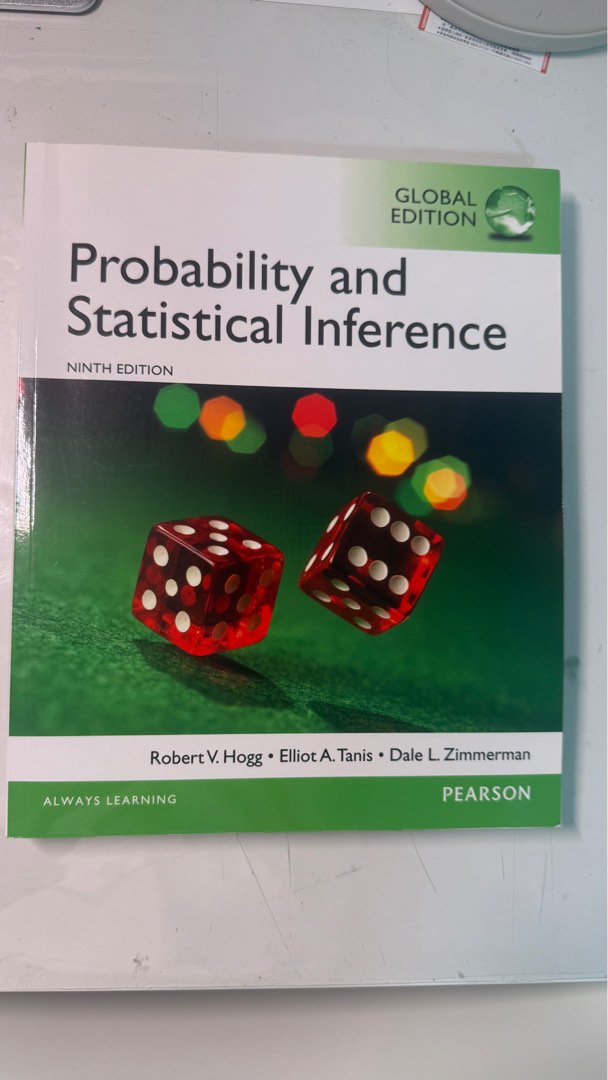 近全新｜Probability and Statistical Inference 9版, 書籍、休閒與玩具, 書本及雜誌, 教科書、參考書在旋轉拍賣