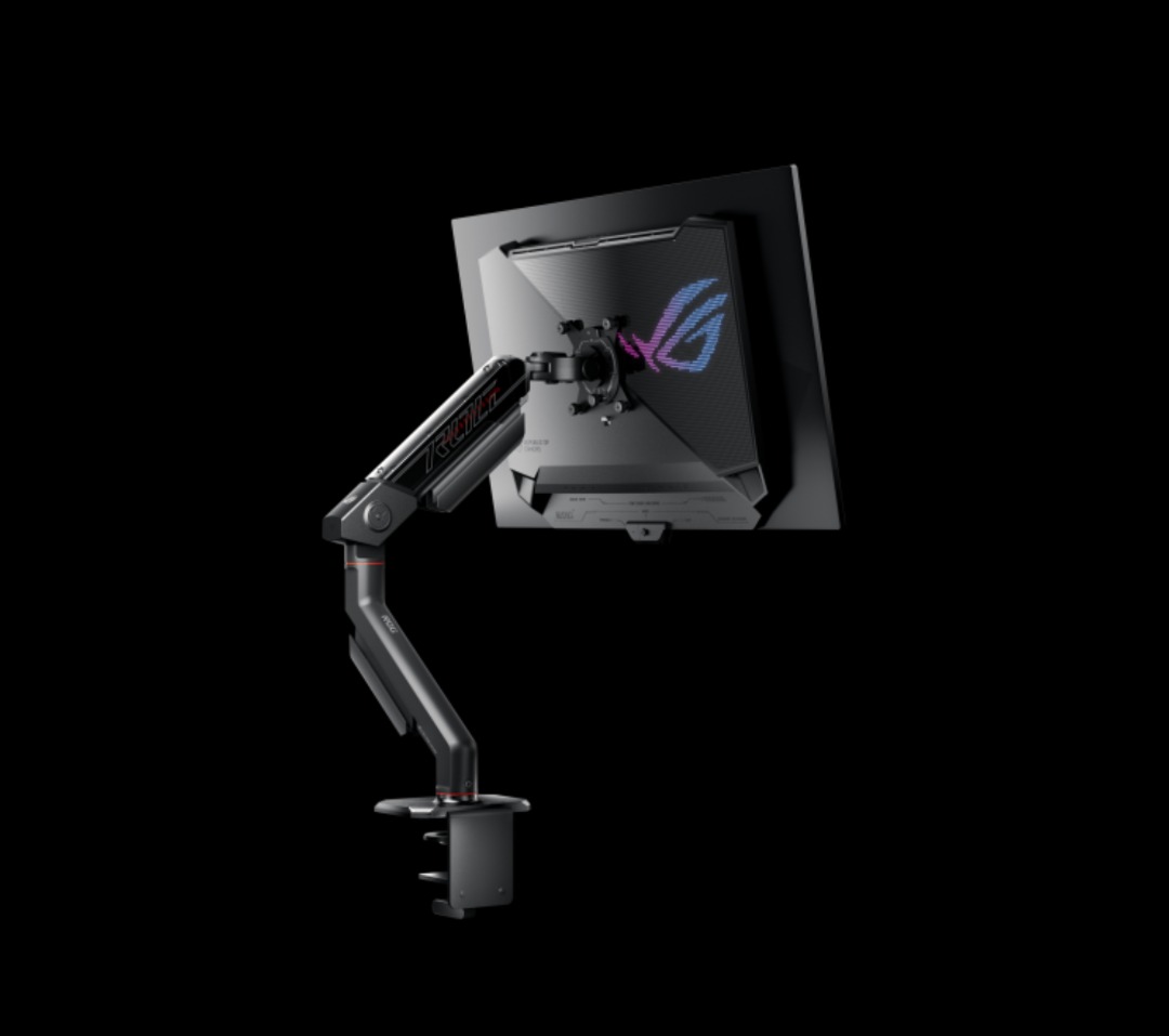 【全新】ROG Ergo Monitor Arm AAS01 螢幕支架, 電腦＆科技, 電腦周邊及配件, 電子屏幕 - Carousell