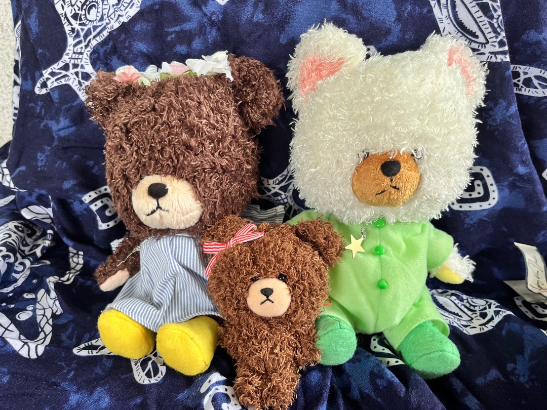 SEKIGUCHI BEAR COLLECTION (set#1, Hobbies & Toys, Toys & Games on Carousell