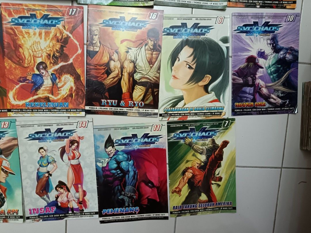 SNK VS CAPCOM Comics, Hobbies & Toys, Books & Magazines, Comics & Manga on Carousell