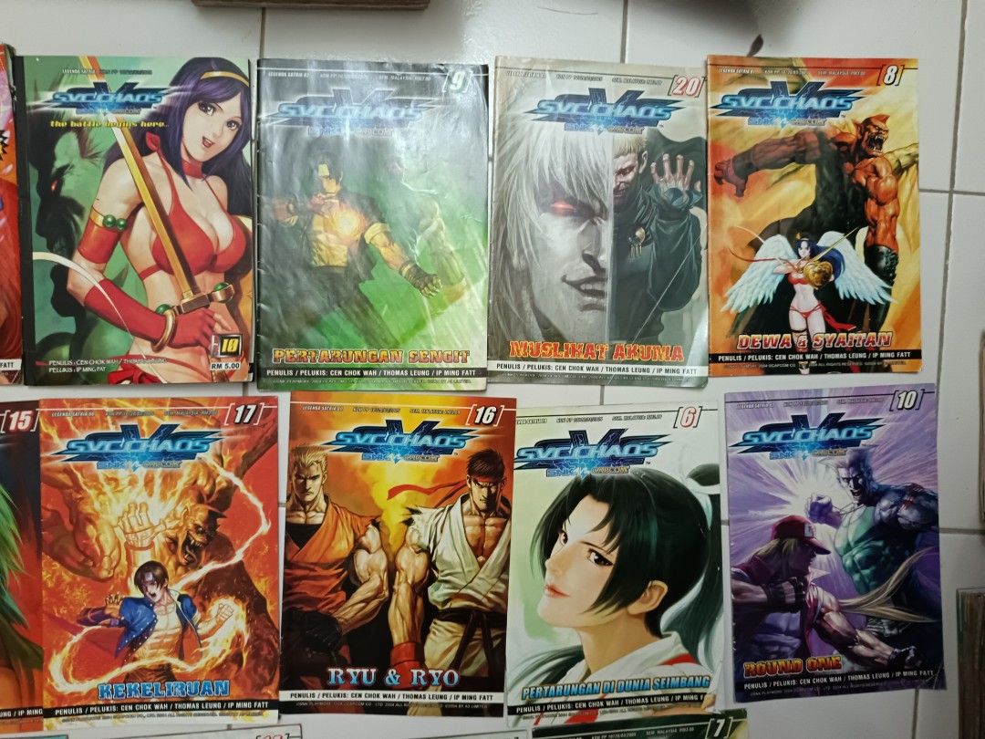 SNK VS CAPCOM Comics, Hobbies & Toys, Books & Magazines, Comics & Manga on Carousell