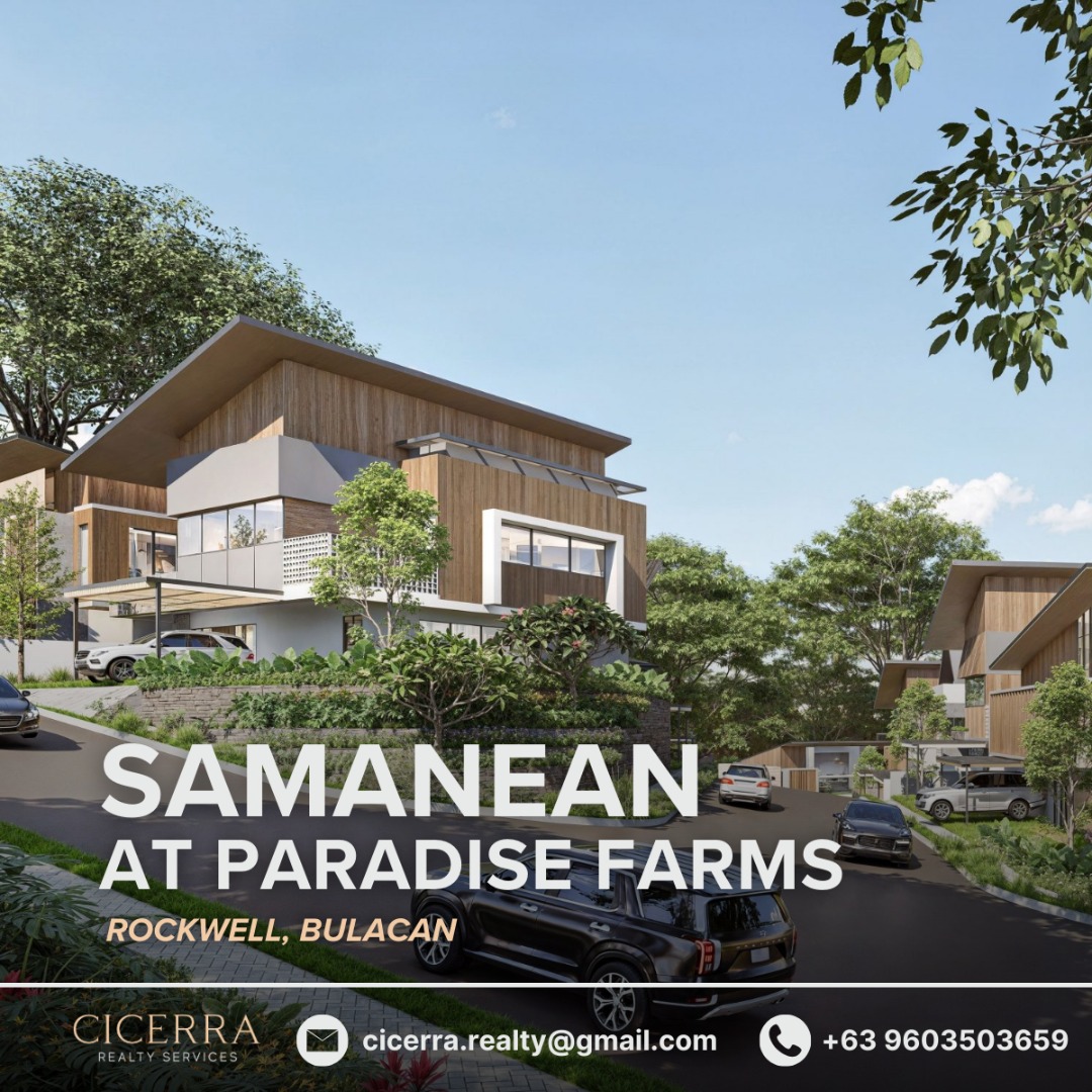 The Samanean at Paradise Farms Lot for Sale - By Rockwell - Bulacan ...
