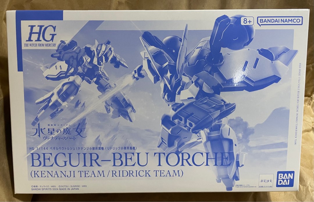 全新 HG 1/144 BEGUIR-BEU TORCHE (KENANJI TEAM/RIDRICK TEAM) 水星之魔女, 興趣及遊戲 ...