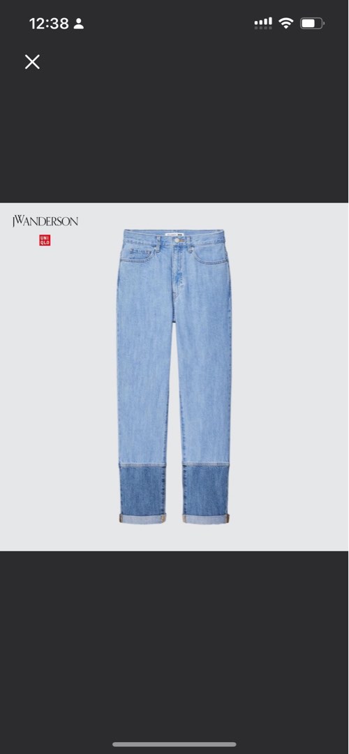 Uniqlo x JWA Jean, Women's Fashion, Bottoms, Jeans & Leggings on Carousell