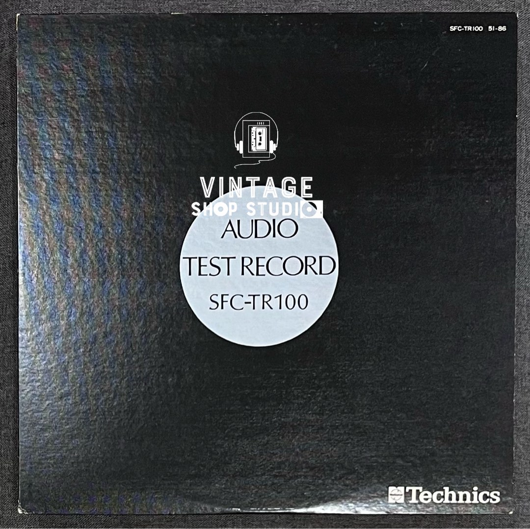 (Vinyl) Technics Audio Test Record SFC-TR100 Used Promo Vinyl LP Record ...