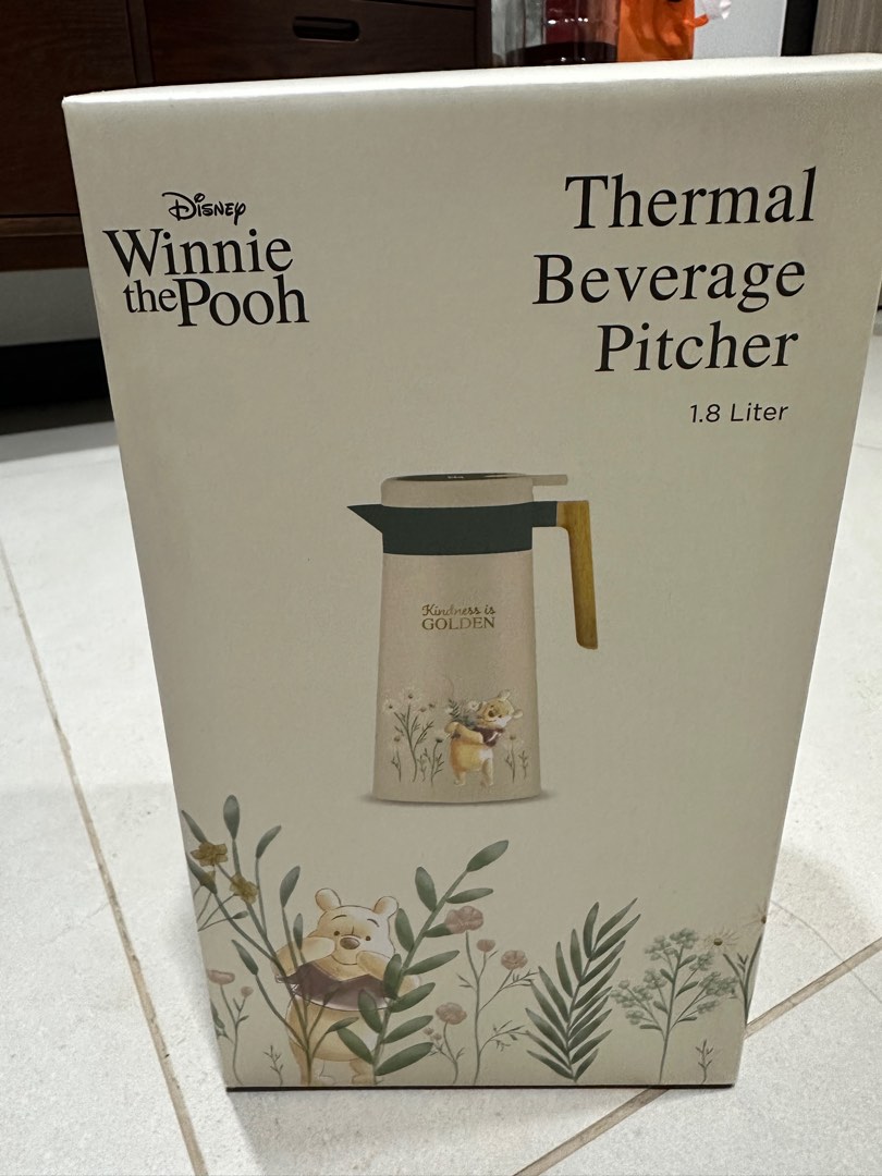 Winnie the Pooh Thermal Beverage Pitcher, Furniture & Home Living ...