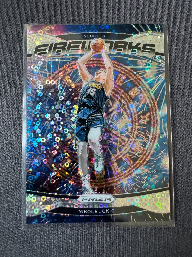 2024-25 Panini Prizm Nikola Jokic Fireworks Fast Break, Hobbies & Toys ...