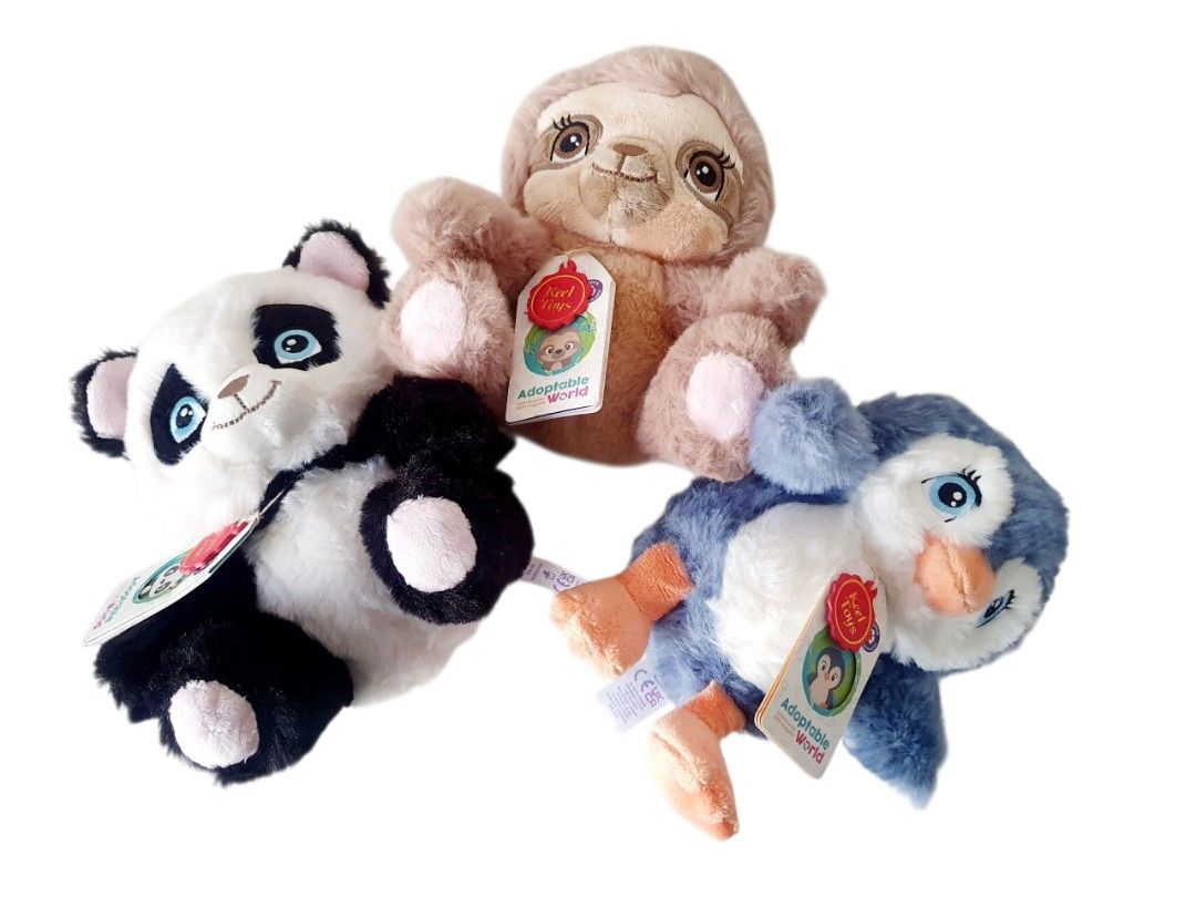 20cm Panda Penguin Sloth Keel Soft Toy Stuffed Plushie, Hobbies & Toys ...