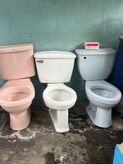 Pozzi Two Piece Watercloset toilet set, Furniture & Home Living ...