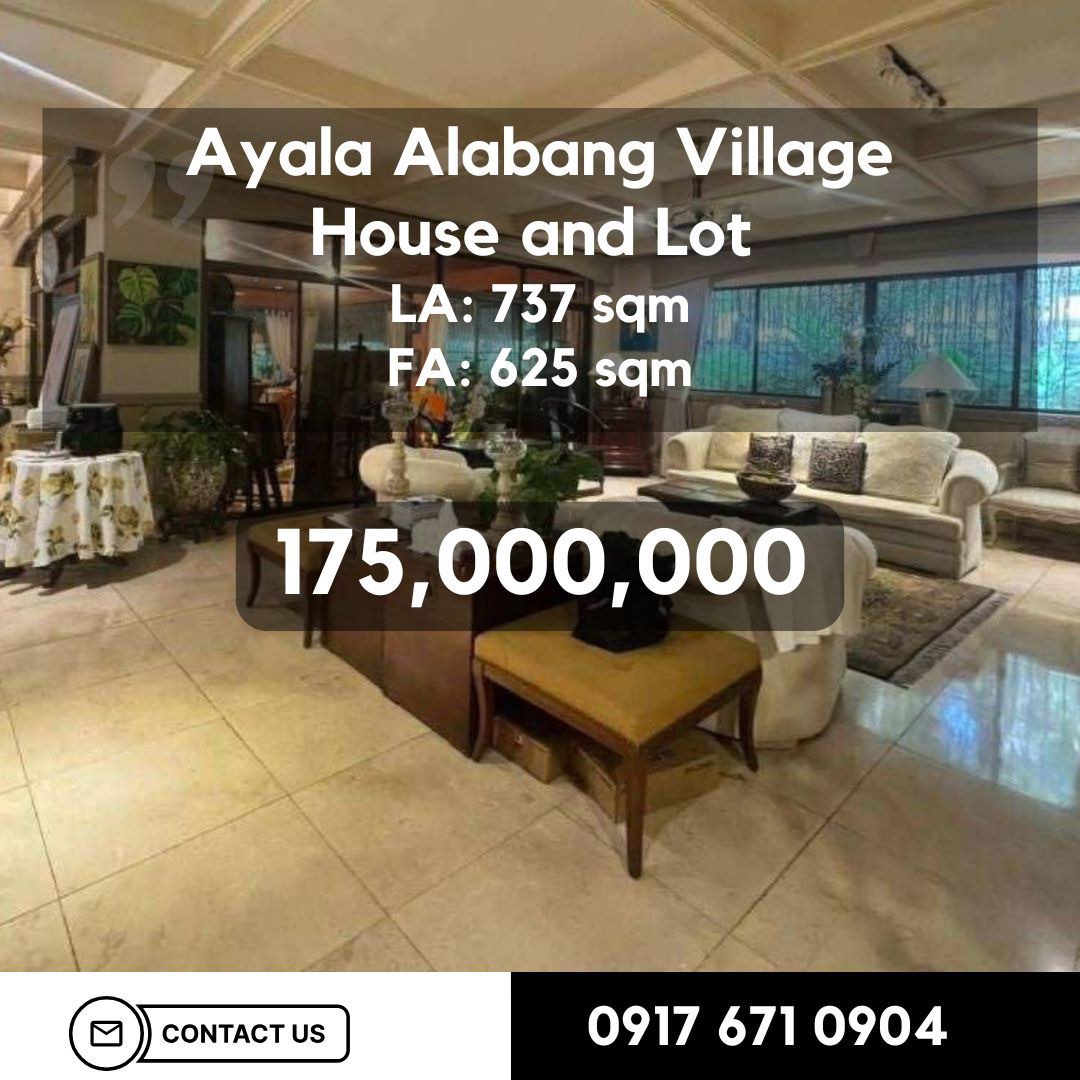 Ayala Alabang House and Lot For Sale, Property, For Sale, House & Lot ...
