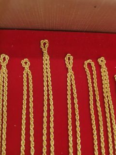 💳 916 32g Hollow Rope Chain, Women's Fashion, Jewelry & Organisers ...