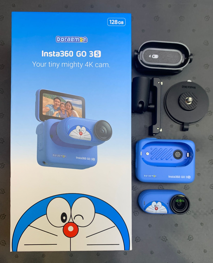 [觀塘實體店] 二手 Insta360 Go 3S Doraemon Edition (128GB) 多啦 A 夢 限定版 行貨保養到2026 ...