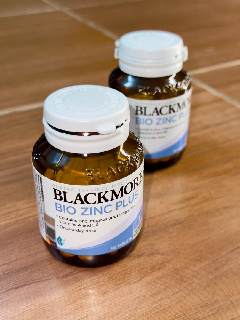 Blackmore Bio Zinc Plus 90s x2 exp 2027Feb, Health & Nutrition, Health ...