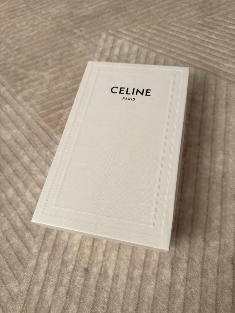 Celine Phone Pouch in Triomphe Canvas, Luxury, Bags & Wallets on Carousell