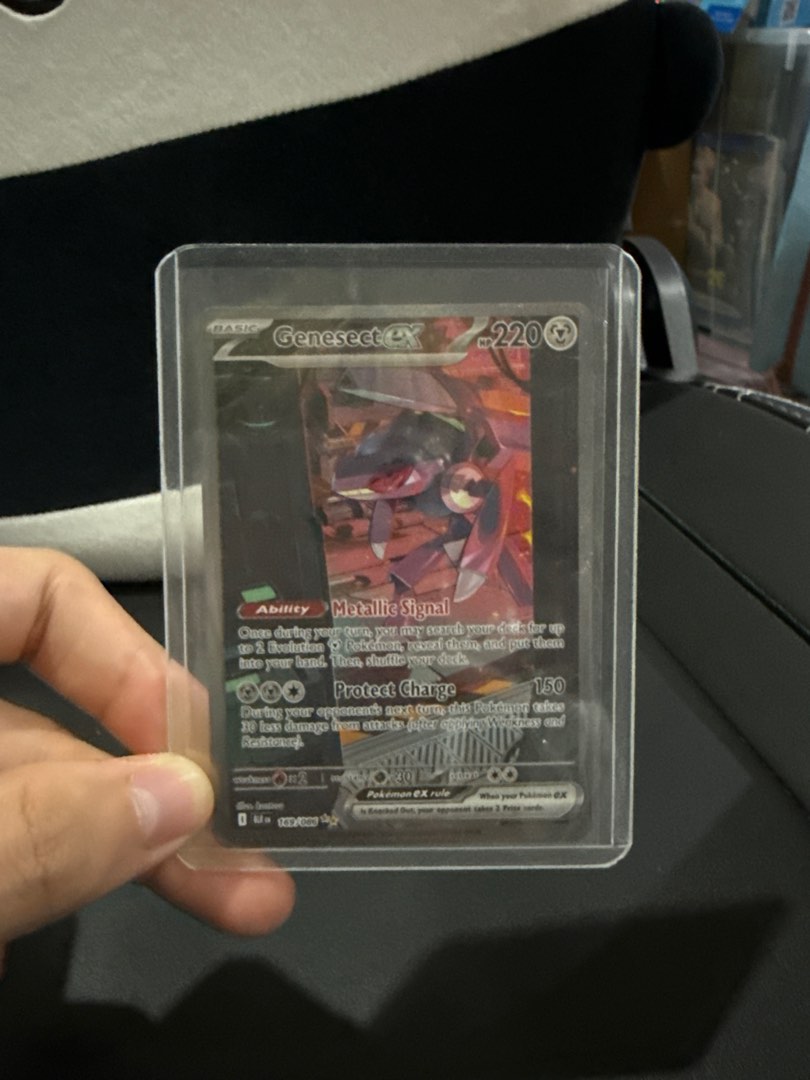 Genesect GX(SIR)-Black Bolt, Hobbies & Toys, Toys & Games on Carousell